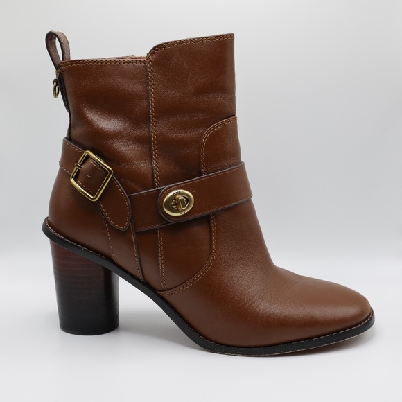 Coach | Shoes | Authentic Coach Moto Heel Boot | Poshmark